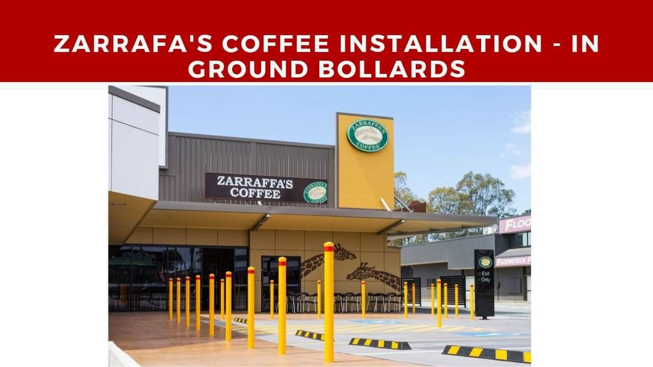 Zaraffa's - In-Ground Bollard Install | News | TKO Bollards