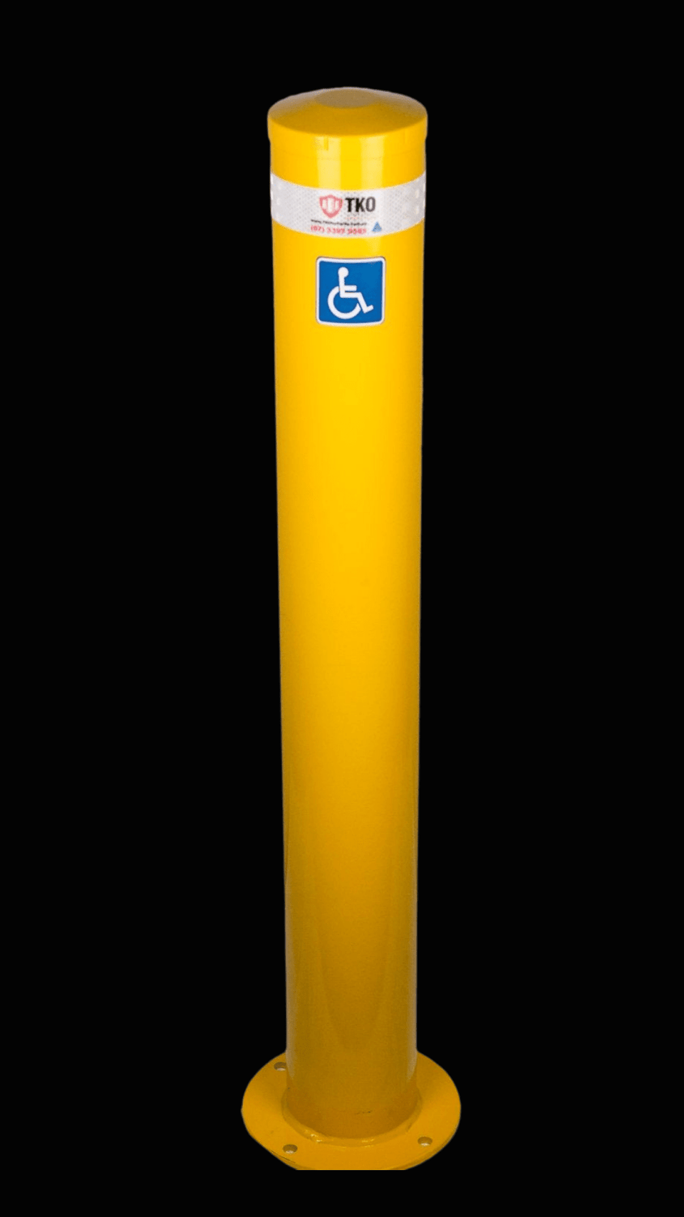 165 OD/MM | Disabled Car Park Bollard | Safety | Surface Mounted – TKO ...