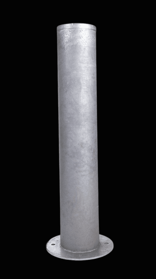 220 OD/MM | Galvanized | Surface Mounted Bollard – TKO Bollards