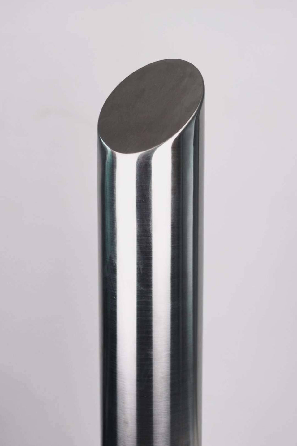 220 OD/MM Mitred Top Stainless Steel Bollard – TKO Bollards
