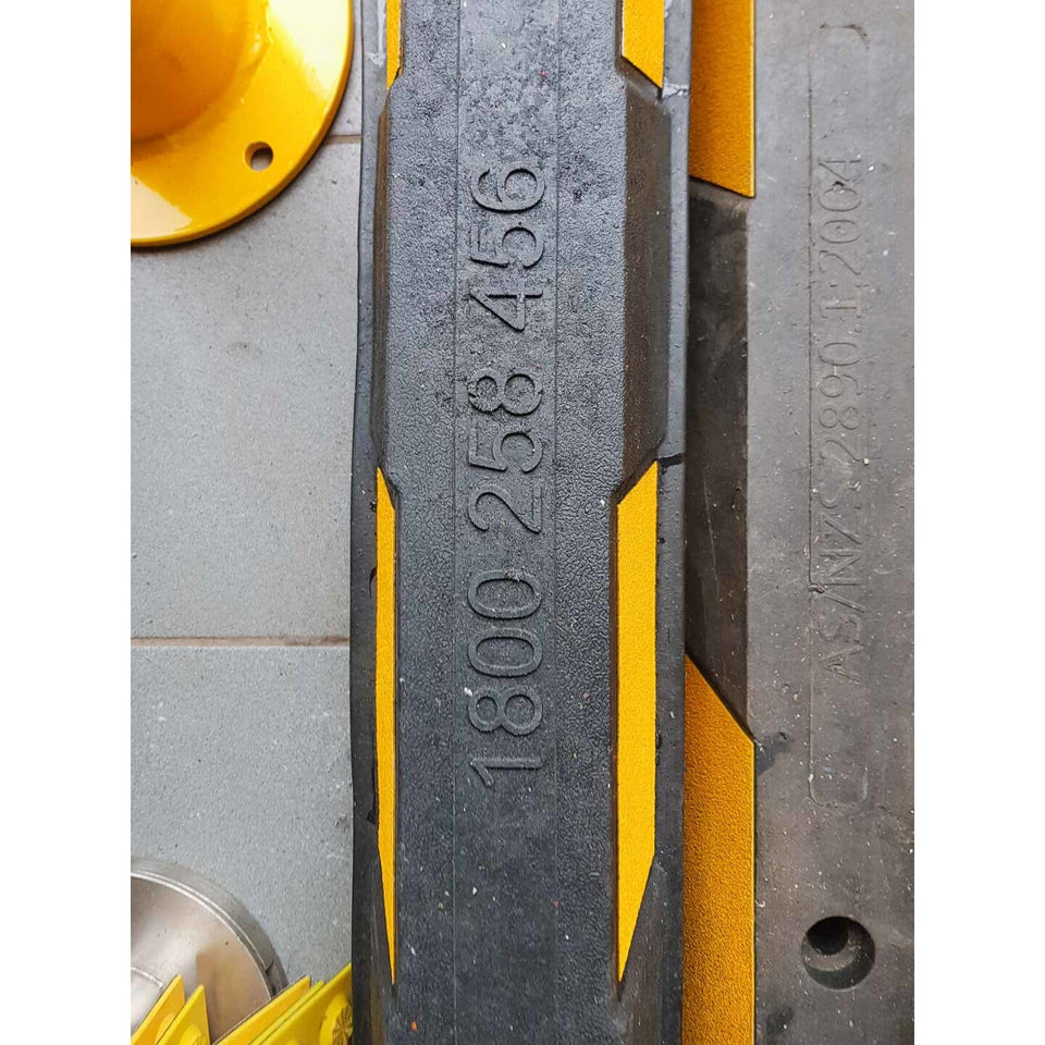 $55+GST Rubber Wheel Stops | Car Park Stops – TKO Bollards