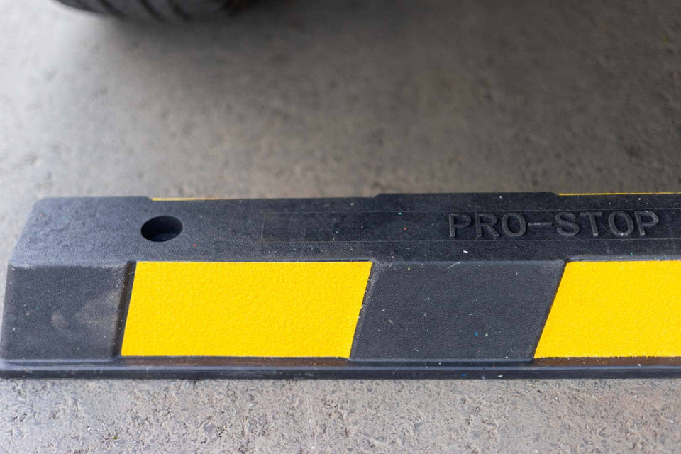 $55+GST Rubber Wheel Stops | Car Park Stops – TKO Bollards